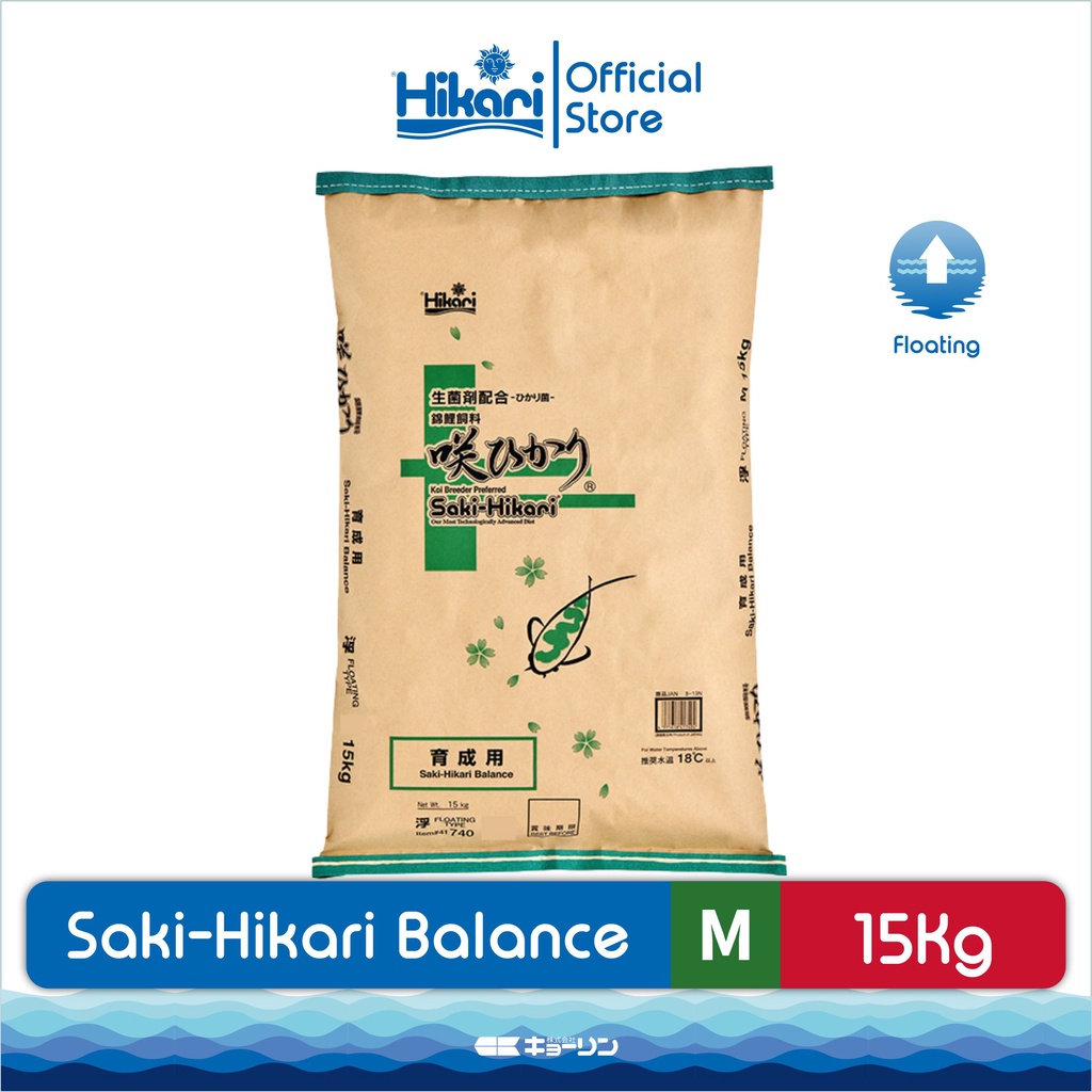 Jual Saki Hikari Balance M 15 kg Floating – Pakan Super Premium Harian ...
