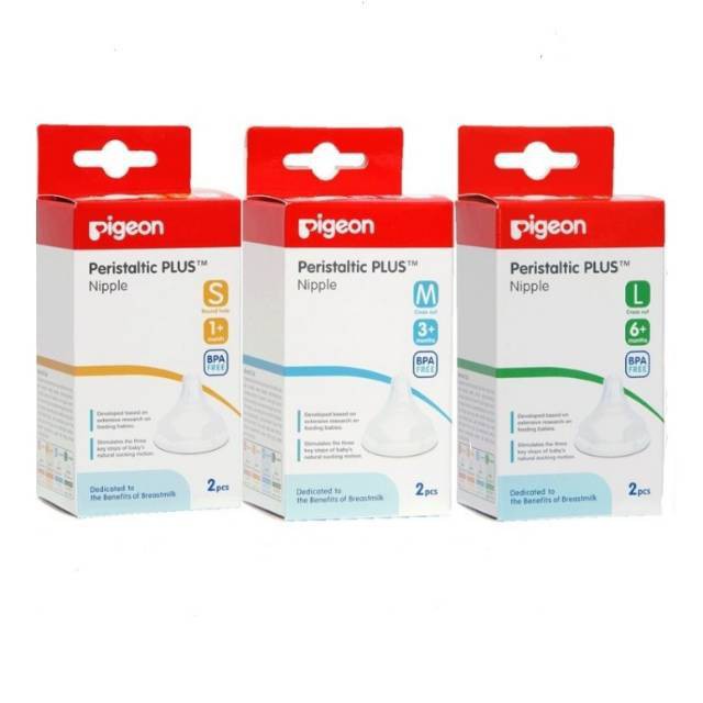 Jual PIGEON DOT WIDE NECK SOFT TOUCH ISI 2 PCS / DOT BAYI DAN ANAK ...