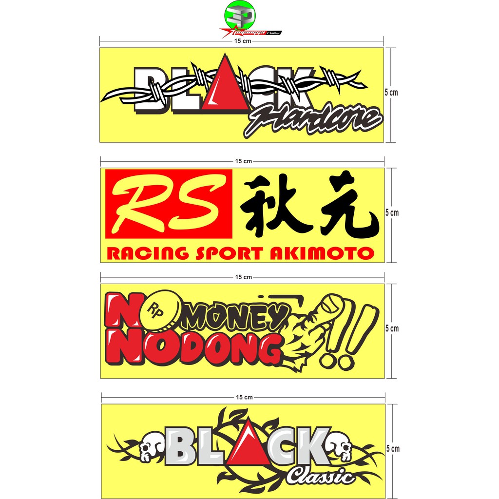 Jual CUTTING STKER ( CETAK CUTTING STIKER FREE DESIGN ) BERBAGAI UKURAN ...