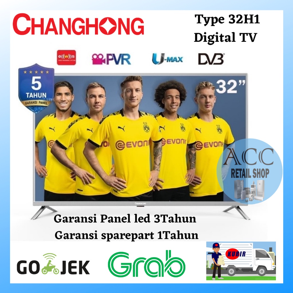Jual CHANGHONG LED TV 32inch - 32H1 DIGITAL TV DVTB2HDMI USB MOVIE | Shopee Indonesia