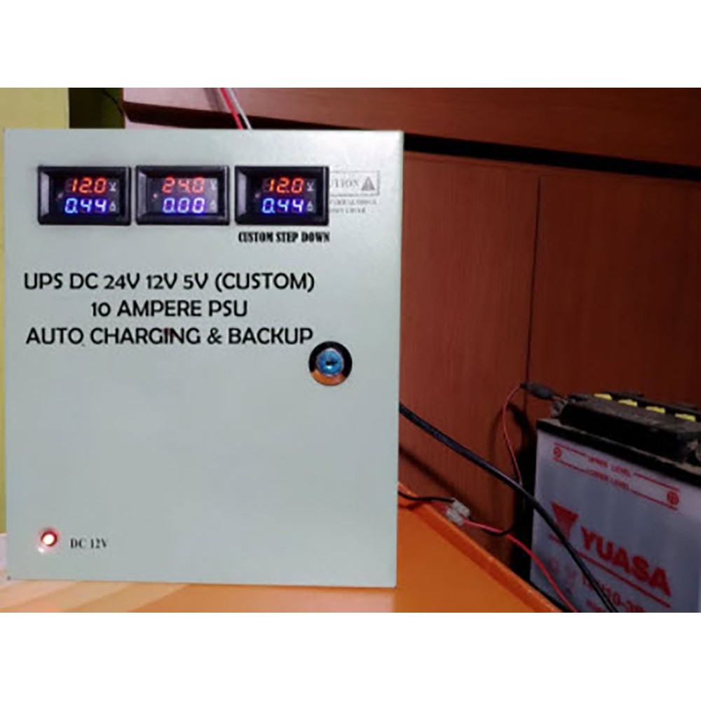 Jual UPS DC 120W 24V 12V 5V Auto Charging & Backup (Hotspot BTS RT/RW Net) | Shopee Indonesia