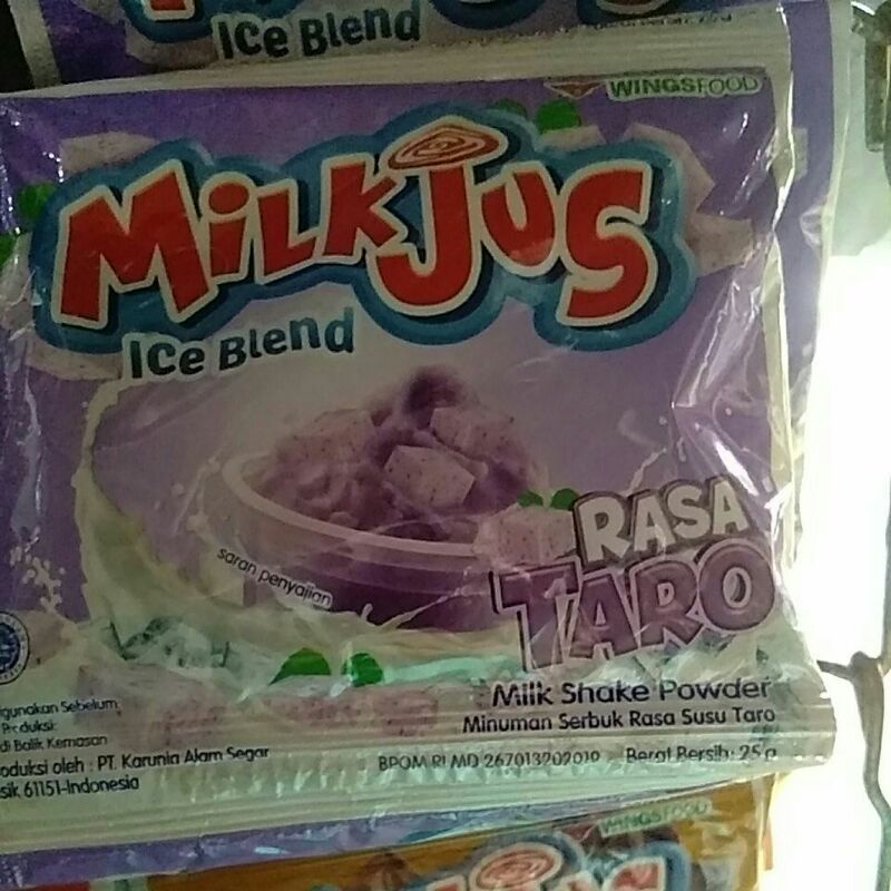 Jual MILKJUS ICE BLEND renceng isi 10 sachet | Shopee Indonesia