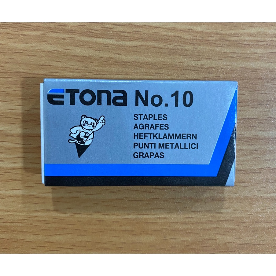 Jual Isi stapler/ staples Etona No. 10 [Per 1 box kecil] | Shopee Indonesia