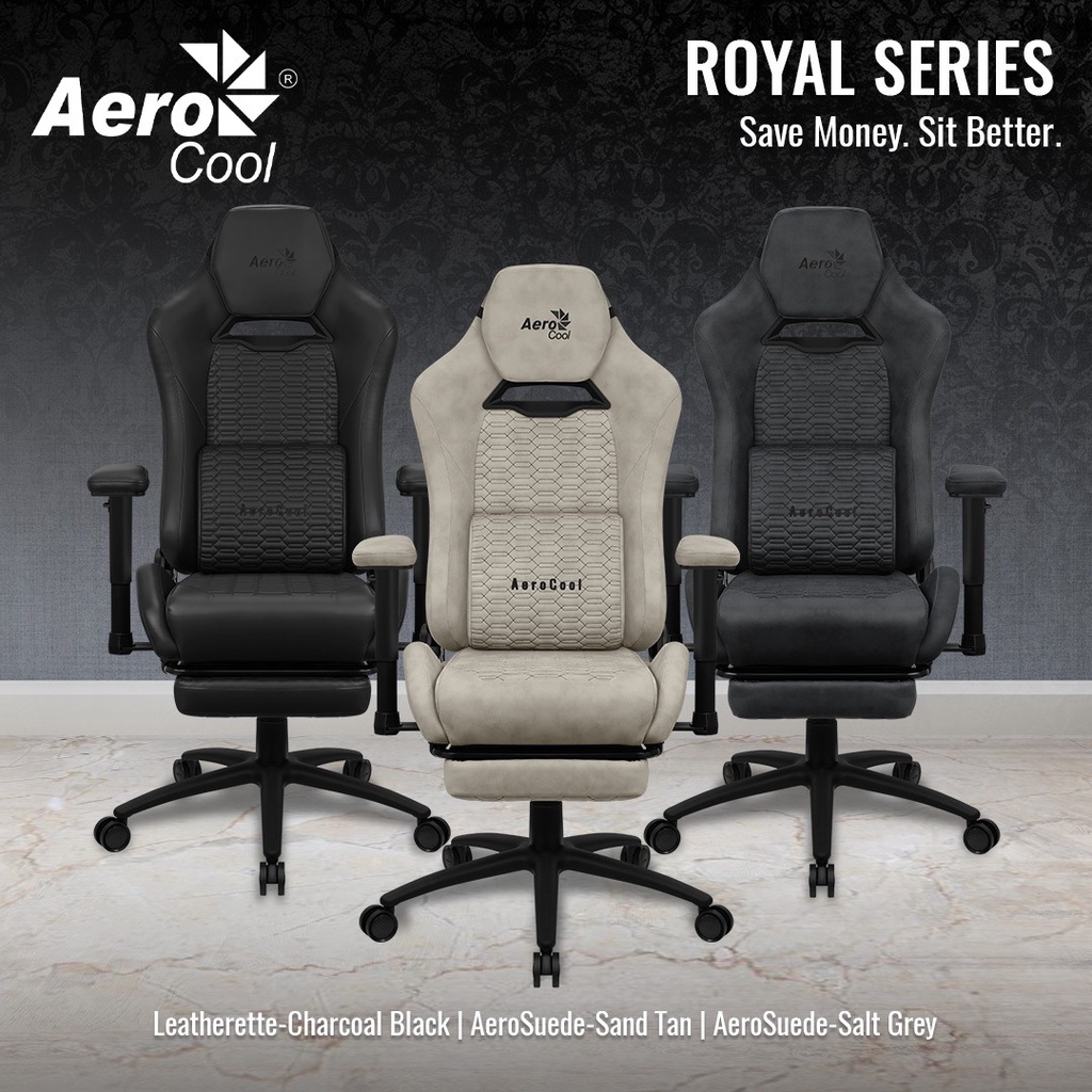 Jual AeroCool ROYAL Series with Footrest - Gaming Chair Premium ...
