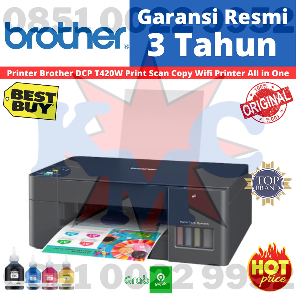Jual BROTHER DCP-T420W Printer Ink Tank Colour AIO Multifunction T420 ...