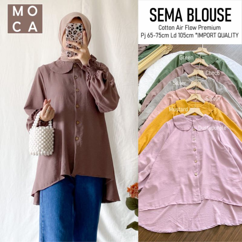 Jual AGATA/SEMA/CIMI/ZIZI BLOUSE / TUNIK WARNA PASTEL KOREAN STYLE BY ...