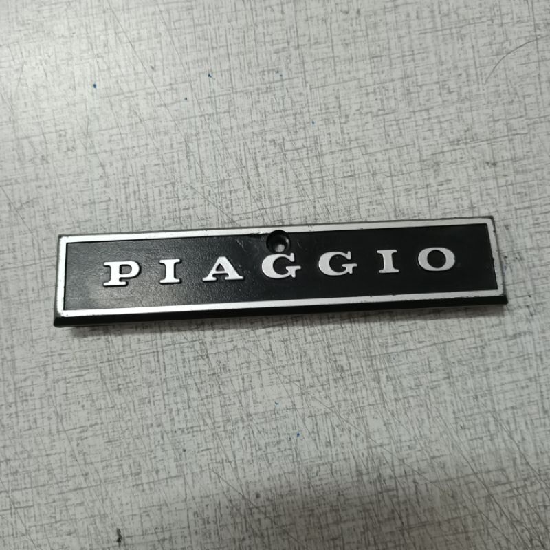 Jual Emblem Tulisan Logo Piaggio Vespa PX Danmotor Sparepart Aksesoris ...
