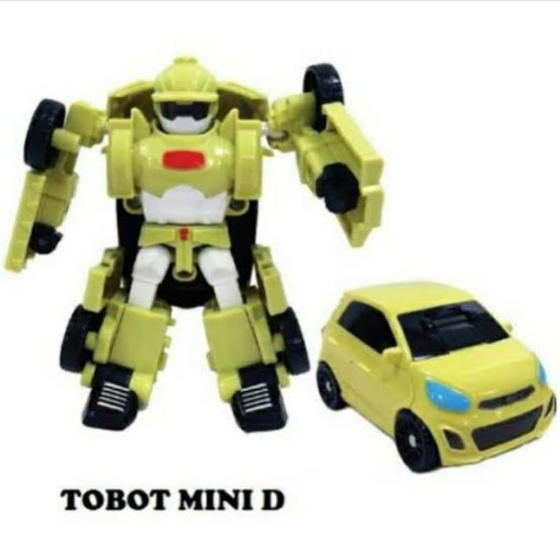 Jual Mainan mini robot mobil |TOBOT MINJ D | Shopee Indonesia