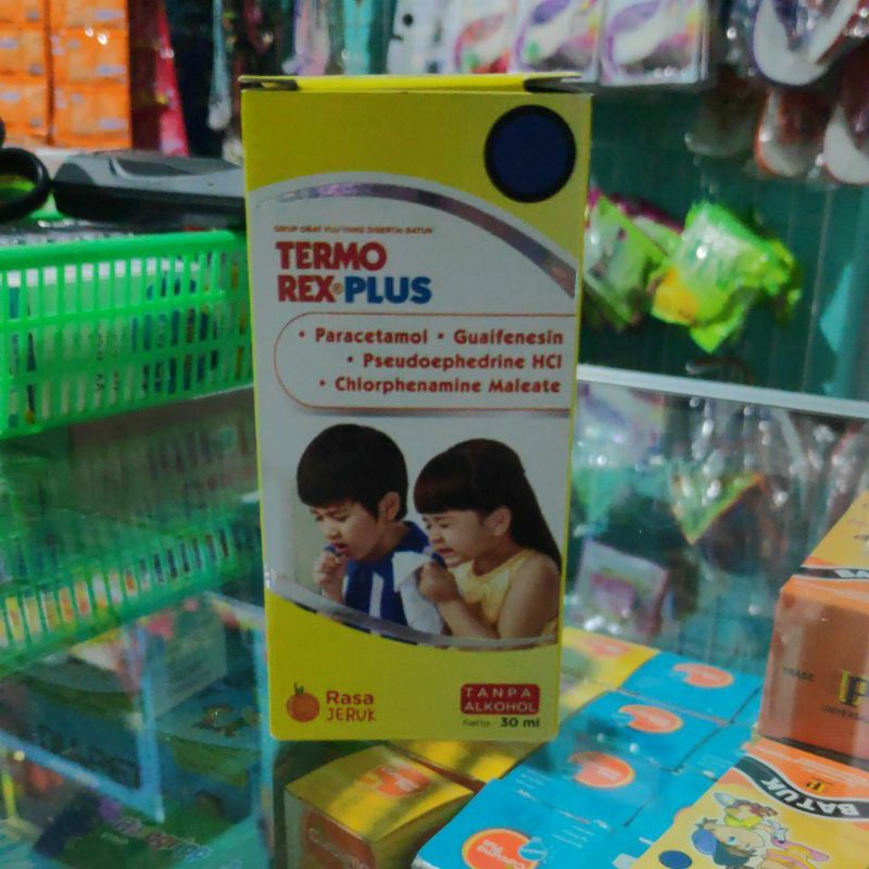 Jual Termorex plus Obat Flue & Batuk berdahak 60ml - 30 ml gejala flu ...