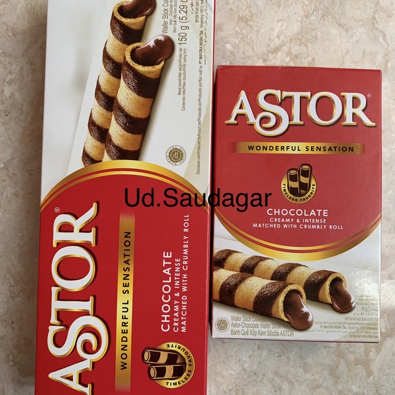 Jual Astor Wafer Roll Double Chocolate | Shopee Indonesia