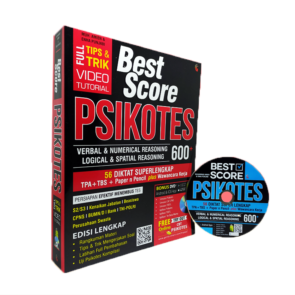 Jual Buku Psikotes Best Score Psikotes 600+ | Shopee Indonesia