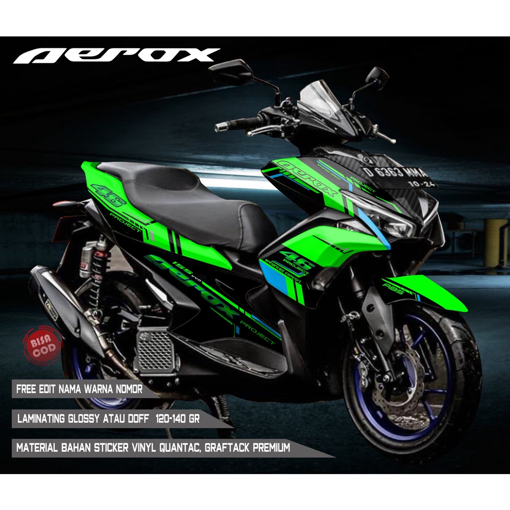 Jual Stiker Decal Aerox Lama 46 | Shopee Indonesia