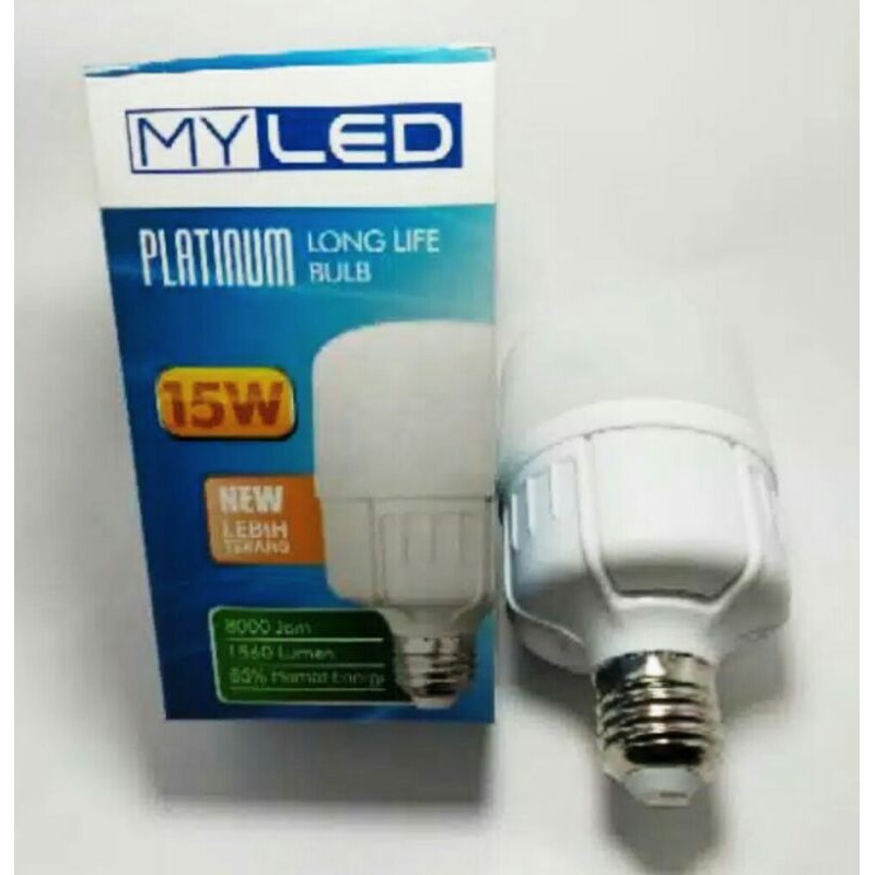Jual Lampu Led Tabung Bohlam Led Myled 15 Watt | Shopee Indonesia