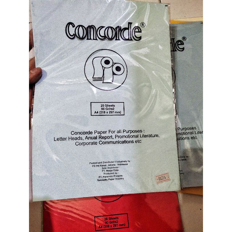 Jual Kertas Concorde A4 90 gr (1 pack) | Shopee Indonesia