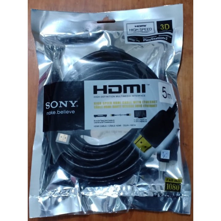 Jual Kabel HDMI 5m SONY - Hdmi Cable 5 Meter | Shopee Indonesia