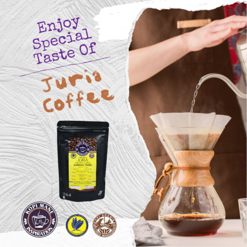 Jual Juria Organic Coffee 100 gram | Shopee Indonesia