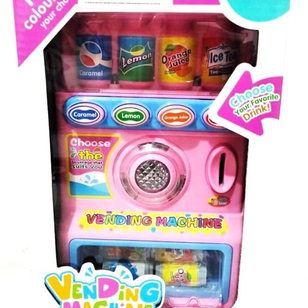 Jual mainan anak koin minuman kaleng mesin otomatis vending machine ...