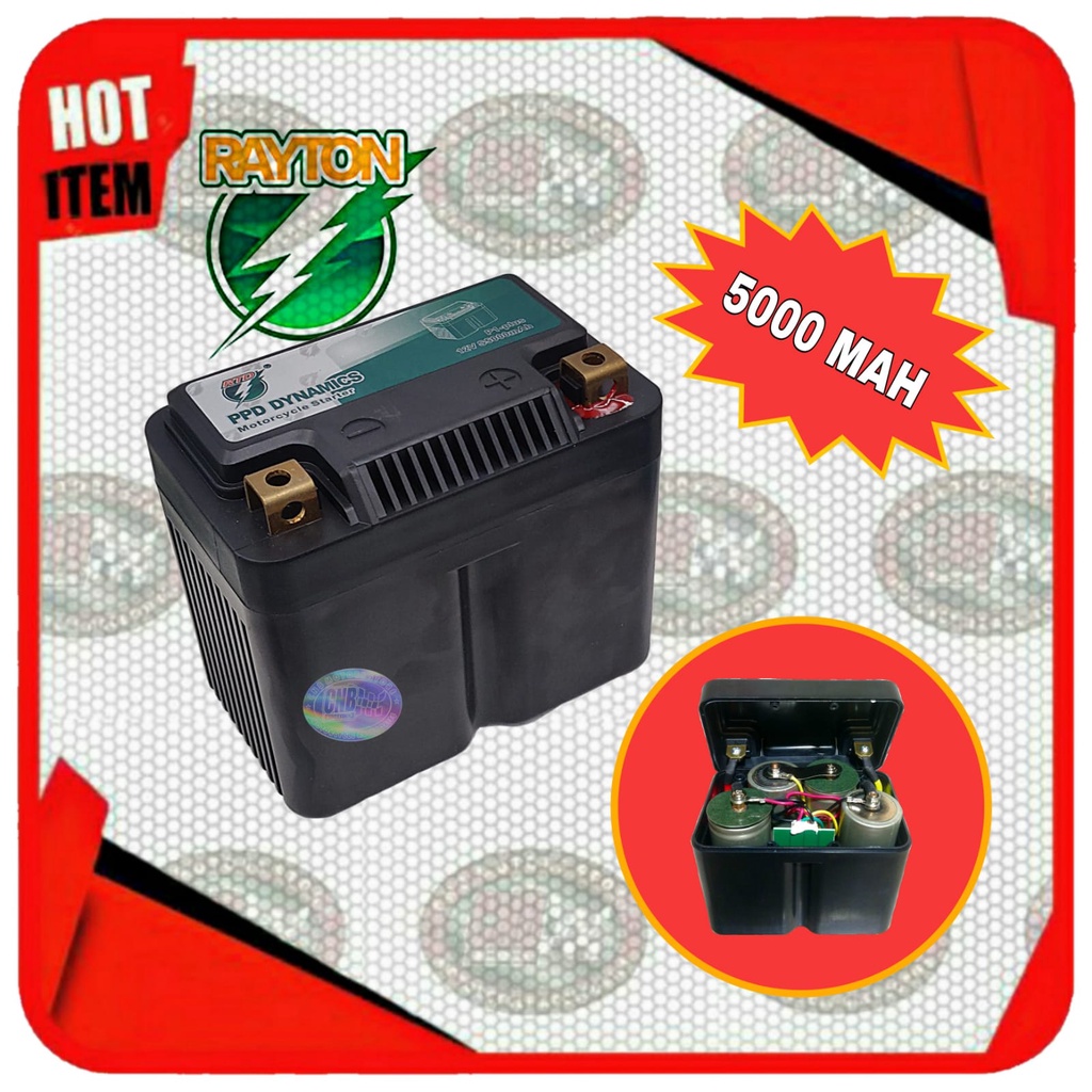 Jual RAYTON / RTD >> Accu / Aki Lithium ( Lifepo4 12V / 5A / 5000 Mah ...