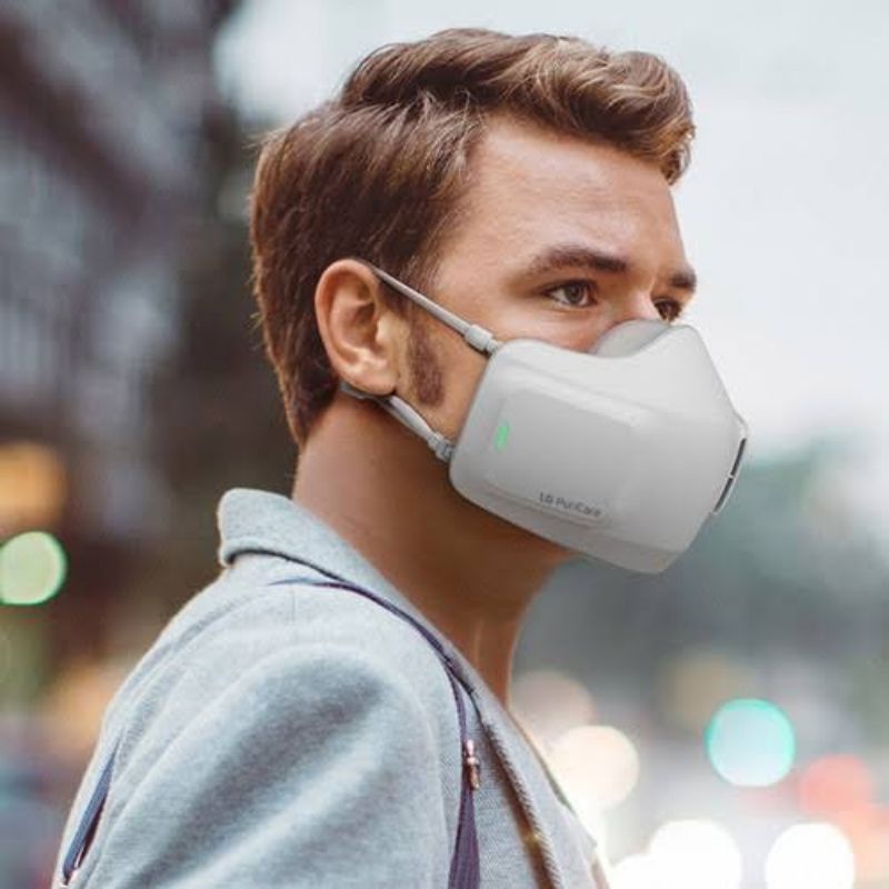 Jual LG PURICARE PURI CARE MASKER WEARABLE AIR PURIFIER MASK AP551AWFA ...