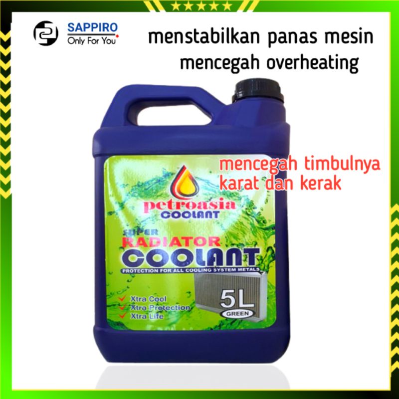 Jual Air Raditor Coolant Mobil Motor 5 LITER Anti Karat / Coolant ...