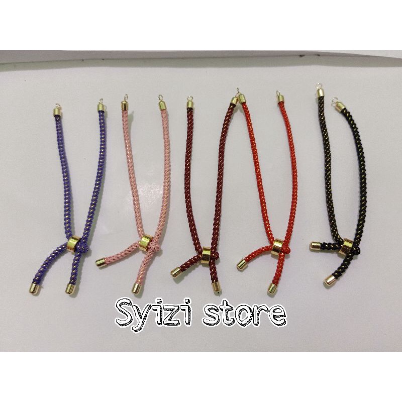 Jual Gelang serut gliter kait Y-Gelang tali Y gliter model kait depan ...