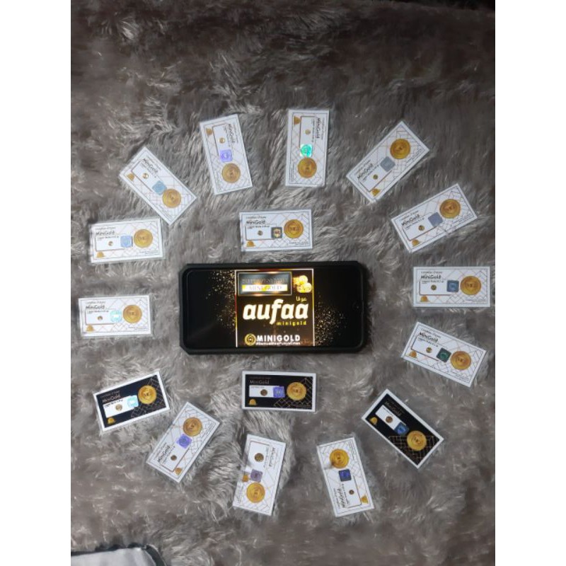 Jual Logam Mulia MiniGold Emas Mini murni 24K 0,25gr sertifikat ...