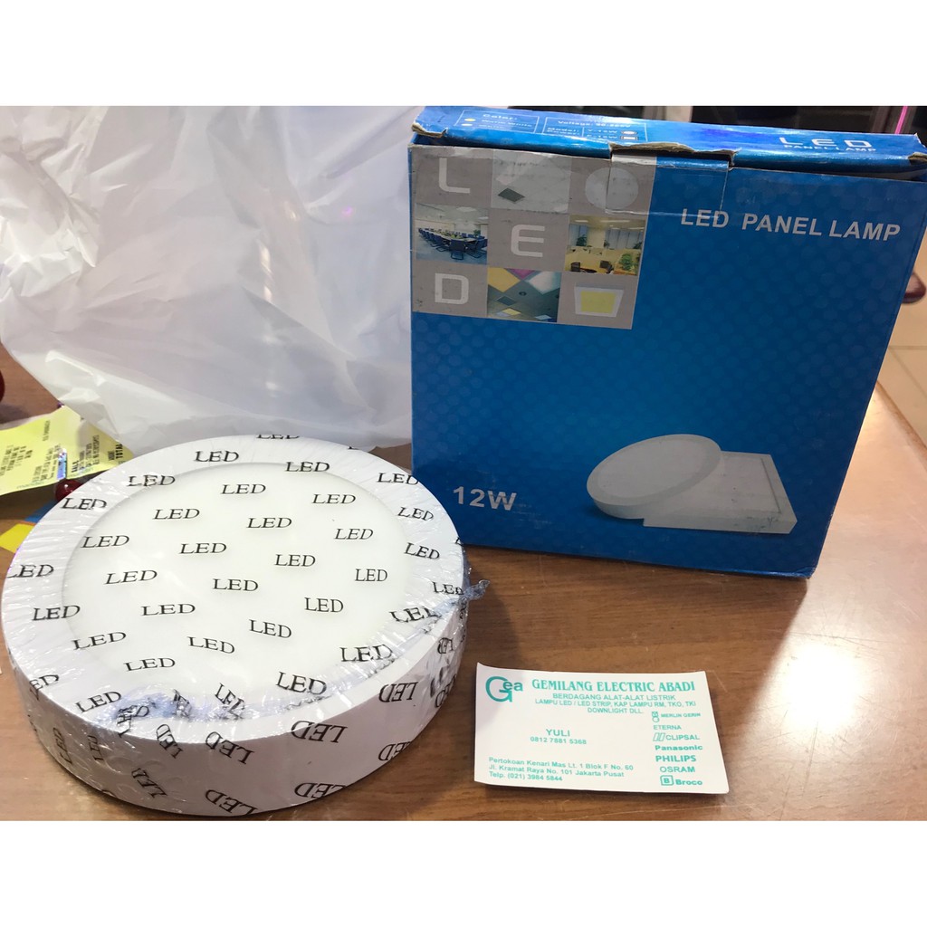 Jual Lampu Downlight Led Panel Sujilux 3 Warna 12 Watt outbow ...