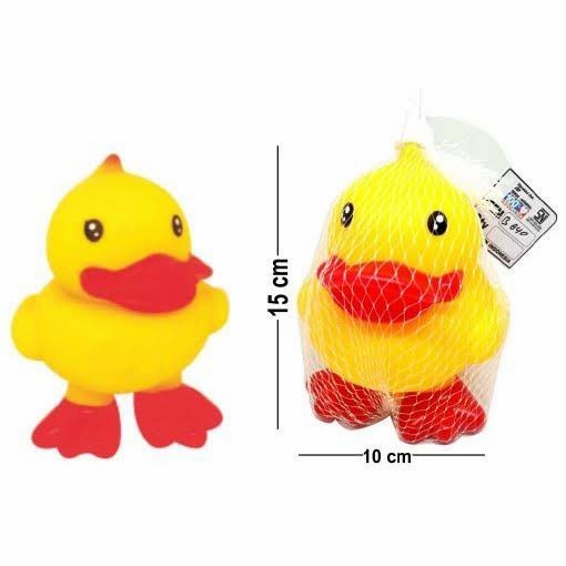 Jual Mainan Bebek Berdiri Karet Uk Besar Unik Lucu Bebek Karet B840 ...