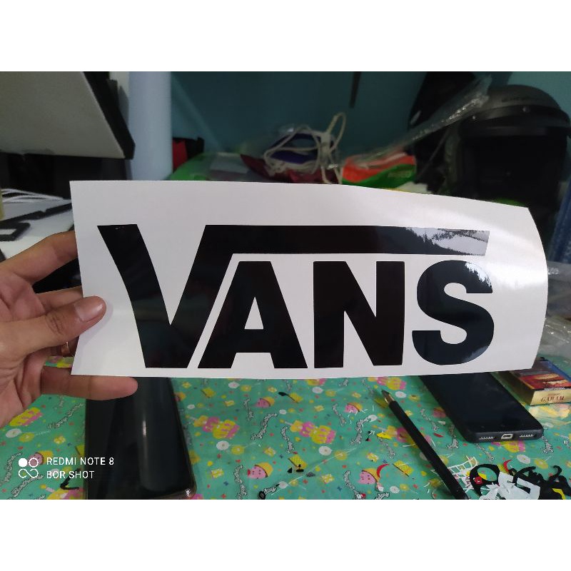 Jual STIKER VANS STICKER CUTTING TRANSPARAN BAHAN ORACAL | Shopee Indonesia