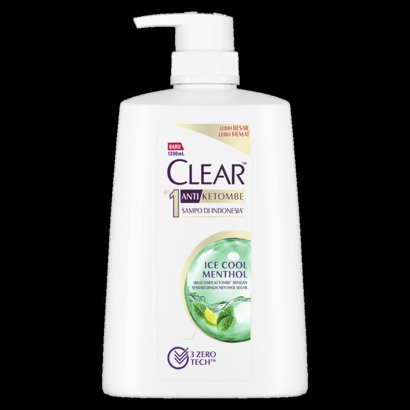 Jual Clear Ice cool menthol kemasan pump besar 1.200ml | Shopee Indonesia