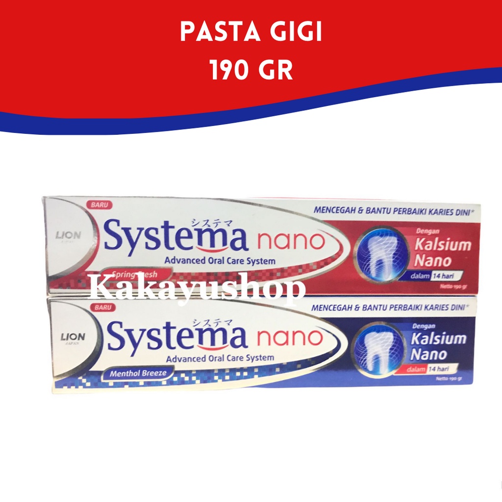 Jual SYSTEMA Nano Toothpaste 190gr - Pasta Gigi (Odol) | Shopee Indonesia
