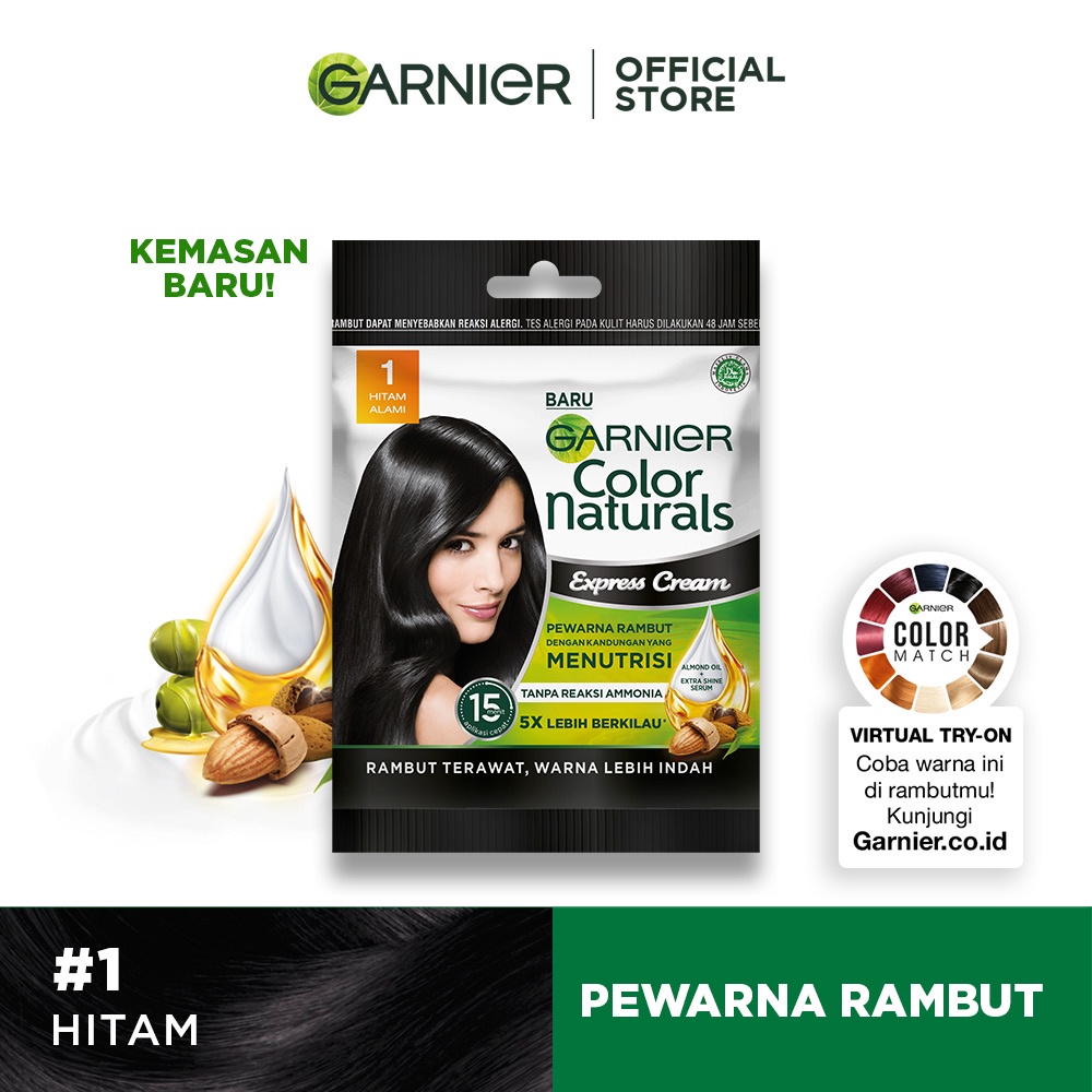 Jual GARNIER COLOR NAT 1 H.ALAMI SC 20ML | Shopee Indonesia