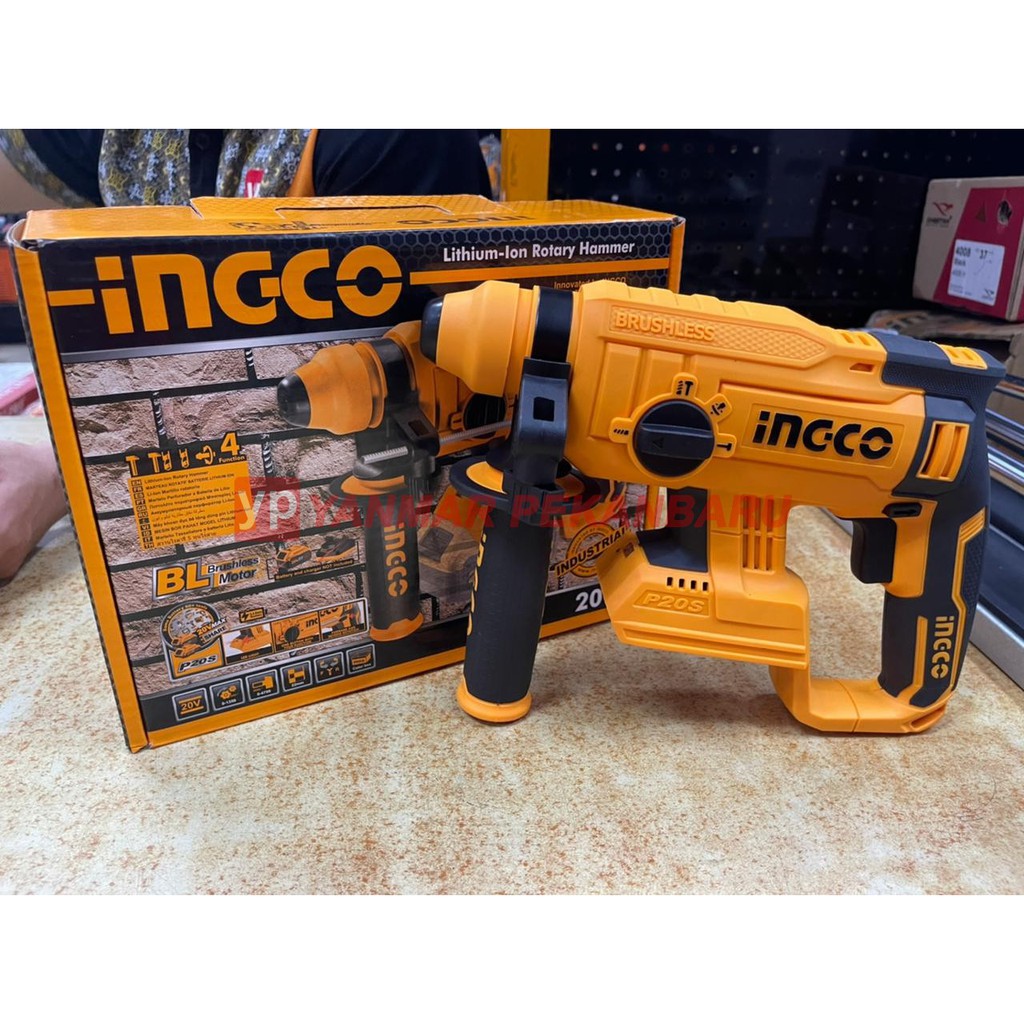 Jual Mesin Rotary Hammer Cordless 20V INGCO CRHLI2201 | Shopee Indonesia