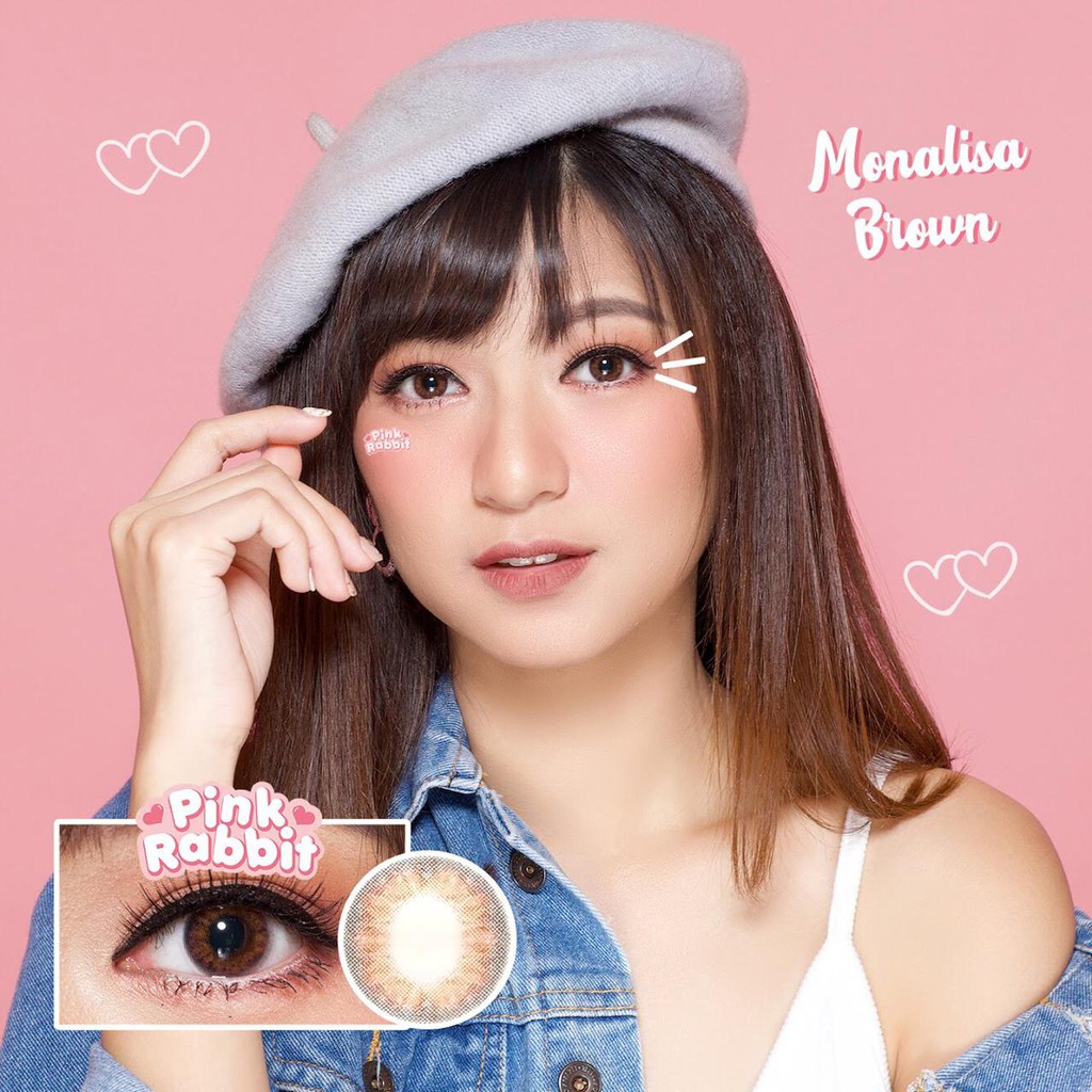 Jual Pink Rabbit Monalisa Brown Softlens (TIDAK BISA BEDA MINUS ...