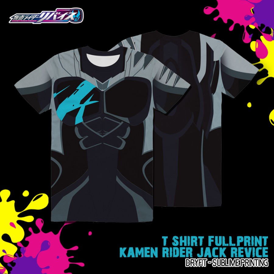Jual T-SHIRT BAJU KAOS FULLPRINT KAMEN RIDER JACK REVICE REVI VISTAMP ...