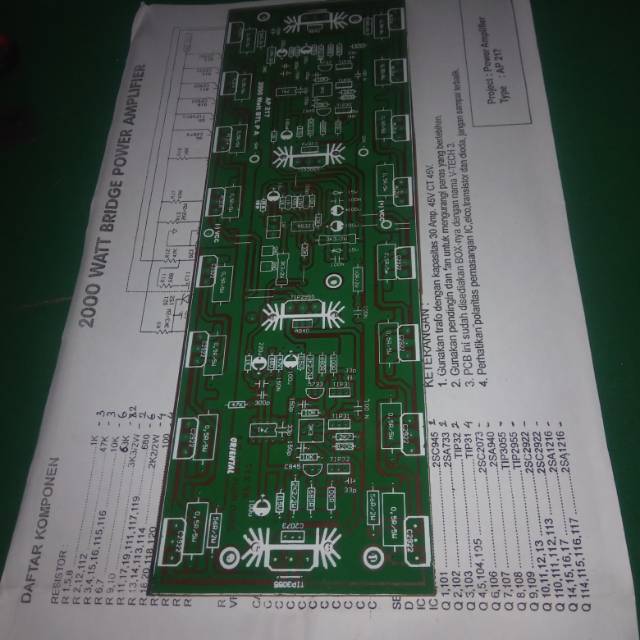 Jual Pcb power btl 2000 watt | Shopee Indonesia