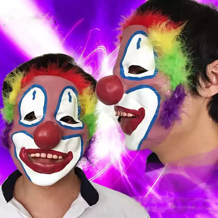 Jual TOPENG MUKA BADUT COSPLAY HALLOWEEN | Shopee Indonesia