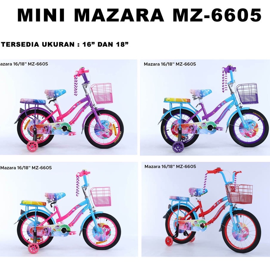 Jual Sepeda Mini 16 Inch Mazara 6605 | Shopee Indonesia