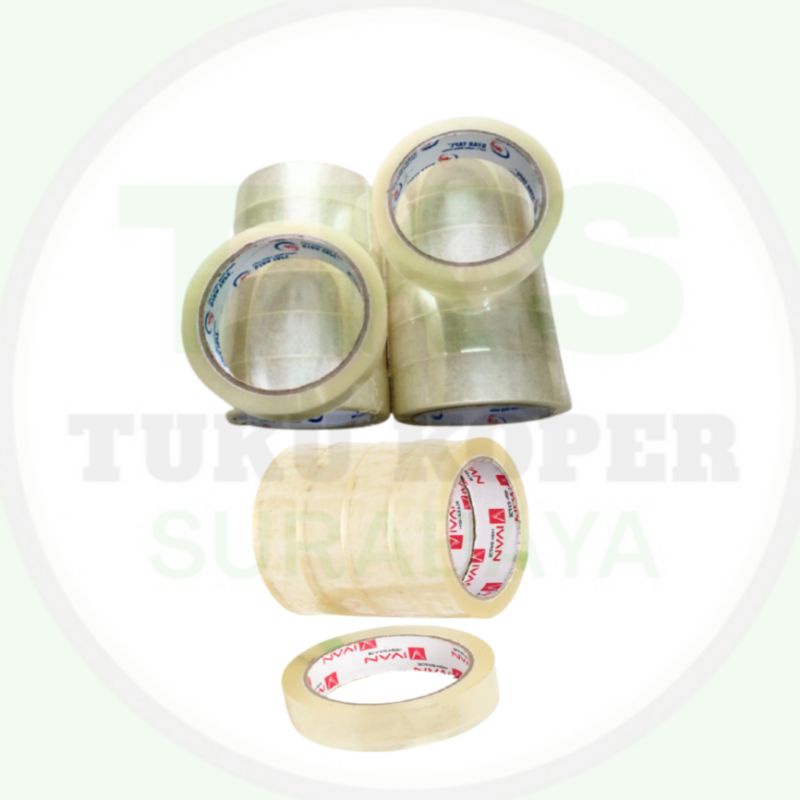 Jual Isolasi Bening 1inch | Solatip Isolasi 24mm | Shopee Indonesia