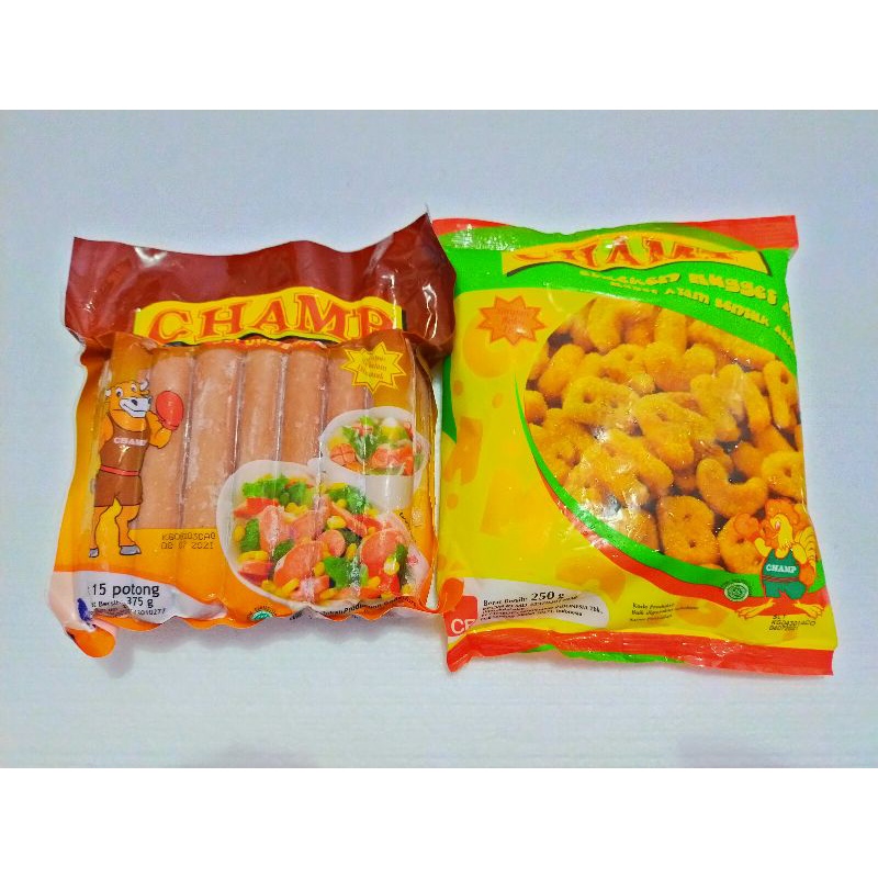 Jual Paket Champ Sosis Sapi Nugget Ayam | Shopee Indonesia