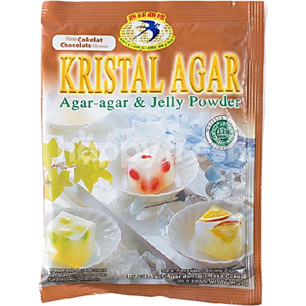 Jual Kristal Agar Rasa Cokelat 25gr Jelly Powder Chocolate Flavour ...