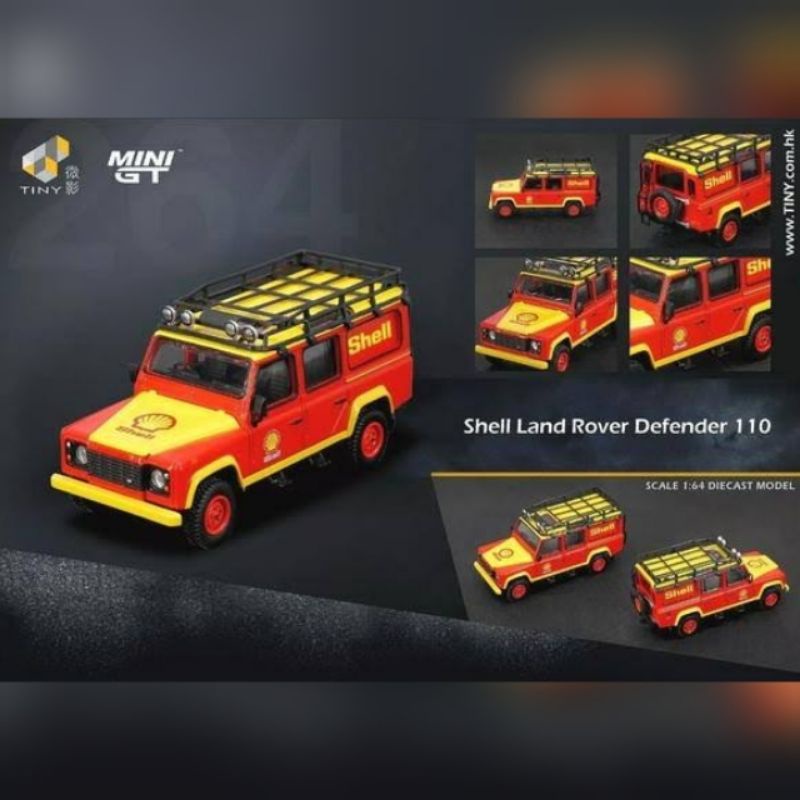 Jual Mini GT MiniGT Tiny Shell 264 Land Rover Defender 110 | Shopee Indonesia