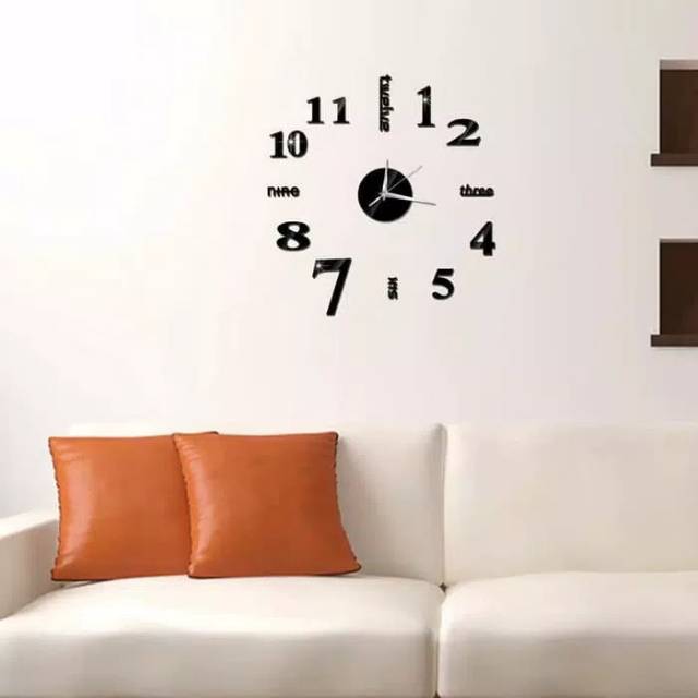 Jual Jam Dinding DIY Akrilik Besar 50-60cm Model English Word | Shopee ...