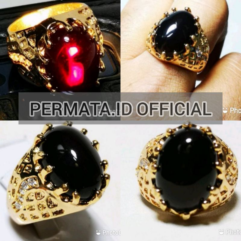 Jual Batu Akik Kecubung Wulung Kristal Ring HQ | Shopee Indonesia