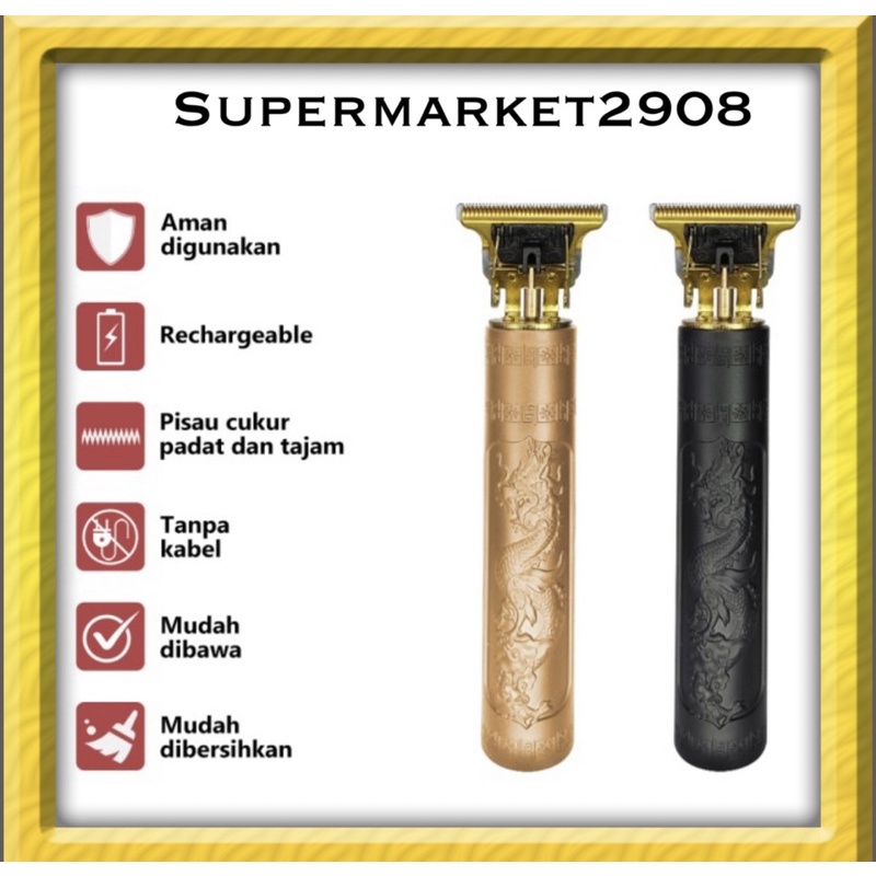 Jual [T9 DRAGON] Alat Cukur Elektrik Hair Clipper / Alat Cukur Rambut Buluh Kumis | Shopee Indonesia
