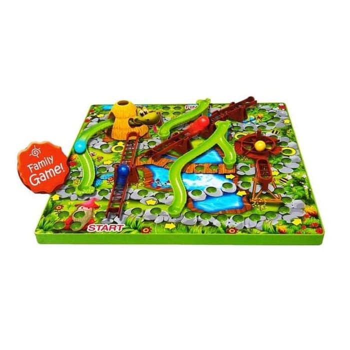 Jual Mainan Anak Ular Tangga 3 Dimensi 3D Snakes and n Ladders Game ...