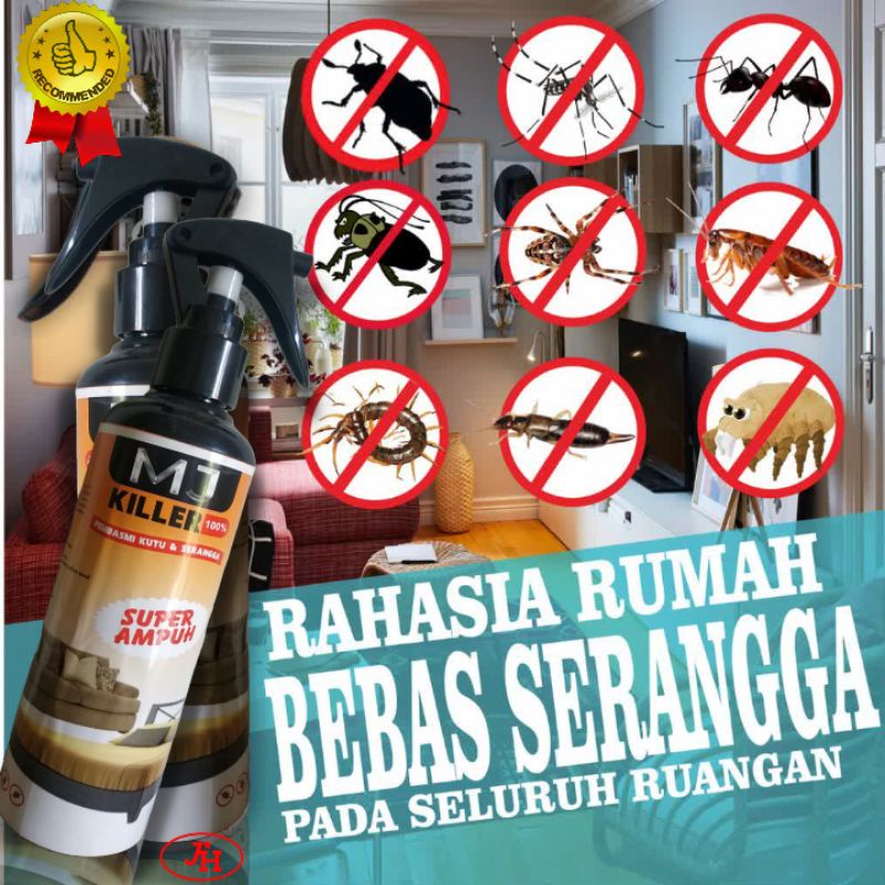 Jual Mj Bed Bug Killer Semprot Anti Kutu Kasur Tungau Tumbila Tumila ...