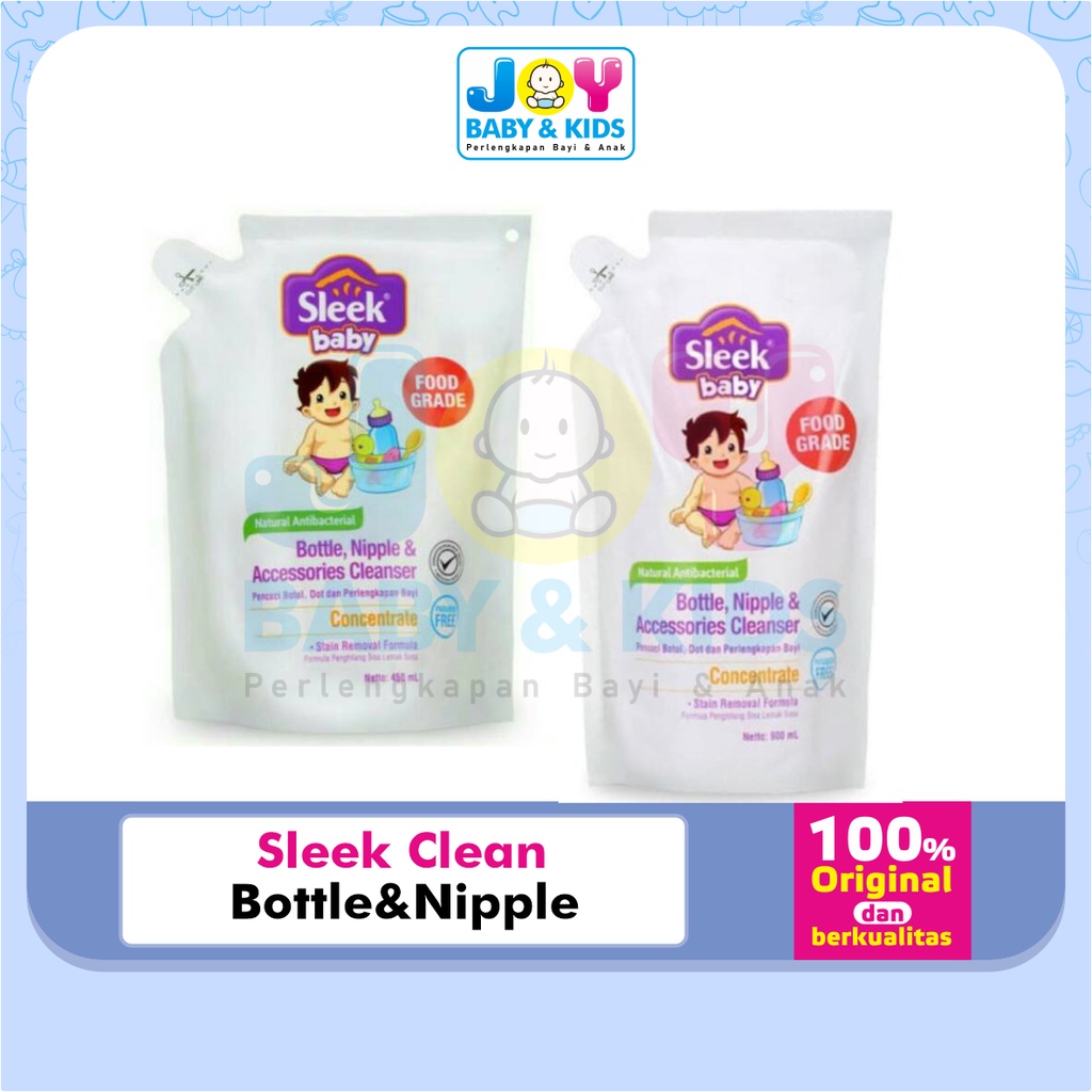 Jual Sleek Bottle Niple Cleanser/Accesoris 450ml/900ml | Shopee Indonesia