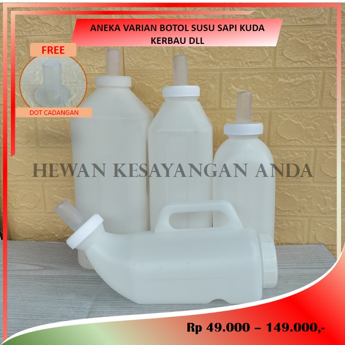 Jual Botol Susu Hewan Ternak anak Kambing Sapi Pedet Cempe Kuda Kerbau ...