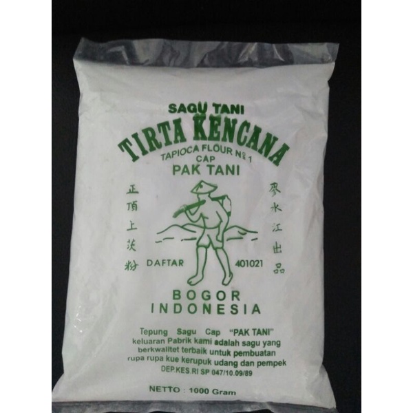 Jual Sagu Tani Tepung Tapioca Cap Pak Tani 1 kg | Shopee Indonesia